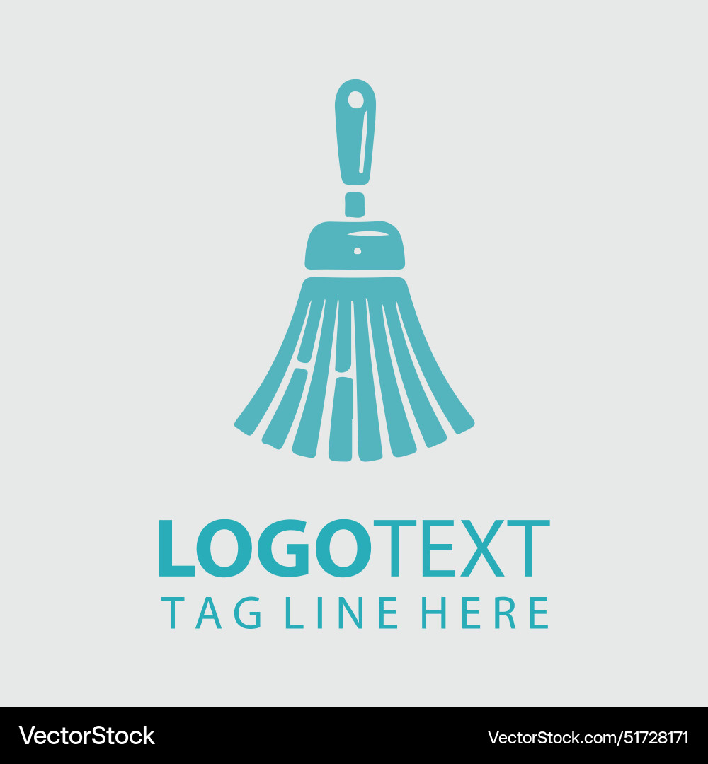 Cleaner logo Royalty Free Vector Image - VectorStock