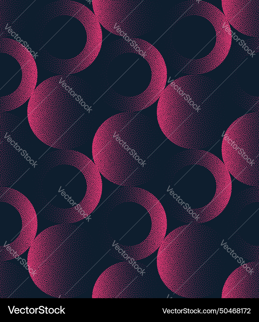 Elegant circles seamless pattern trend purple Vector Image