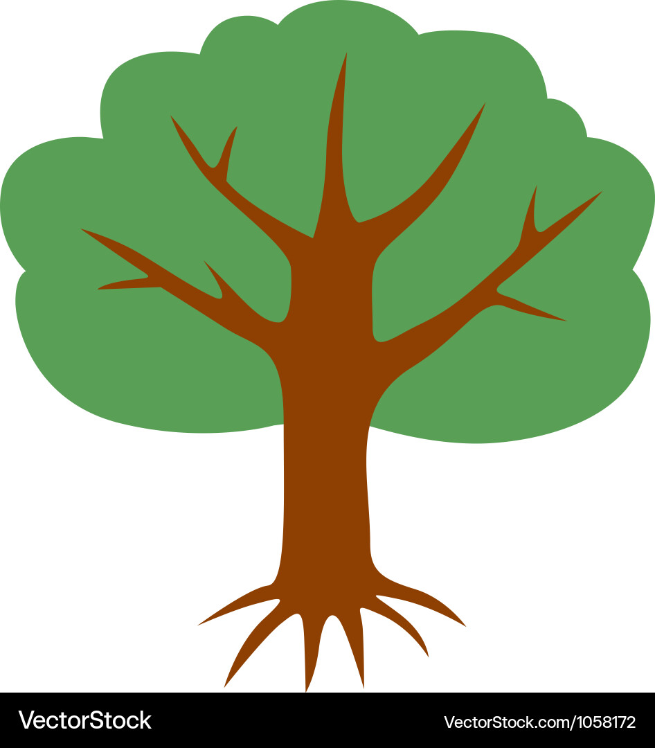 Baum Lizenzfreies Vektorbild - VectorStock