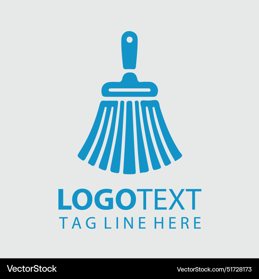 Cleaner logo Royalty Free Vector Image - VectorStock