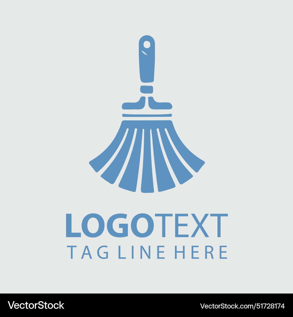 Cleaner logo Royalty Free Vector Image - VectorStock
