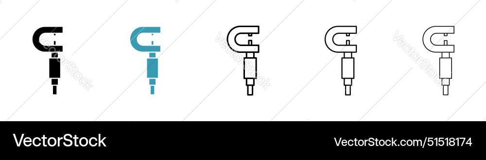 Micrometer icon Royalty Free Vector Image - VectorStock