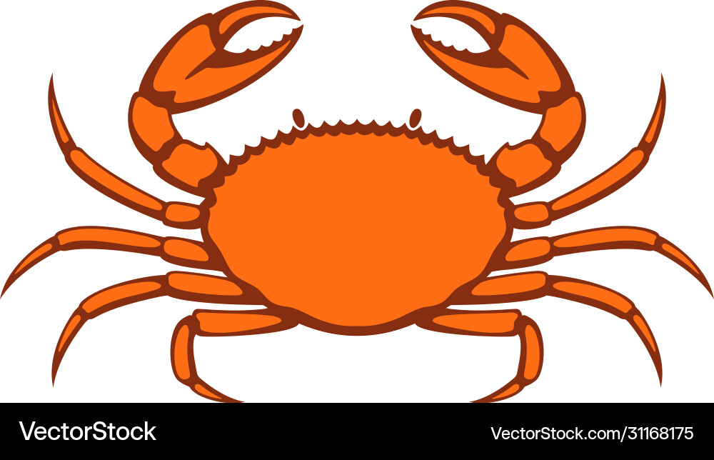 Crab Royalty Free Vector Image - VectorStock
