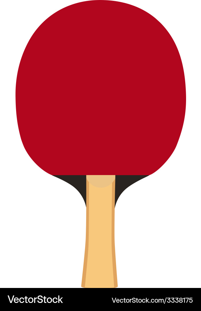 Ping pong paddle Royalty Free Vector Image - VectorStock