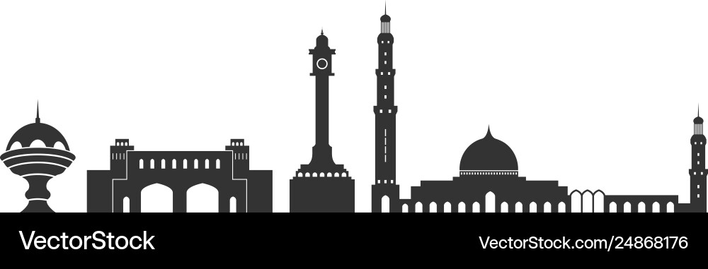 Muscat City Skyline Royalty Free Vector Image - VectorStock