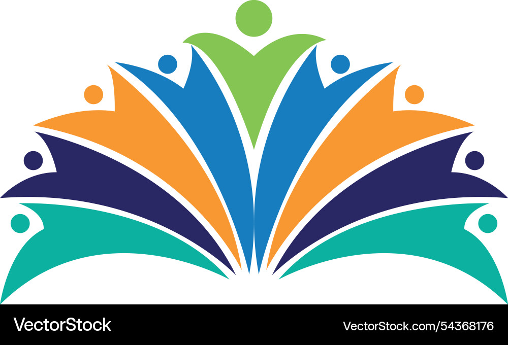 School logo design template free Royalty Free Vector Image