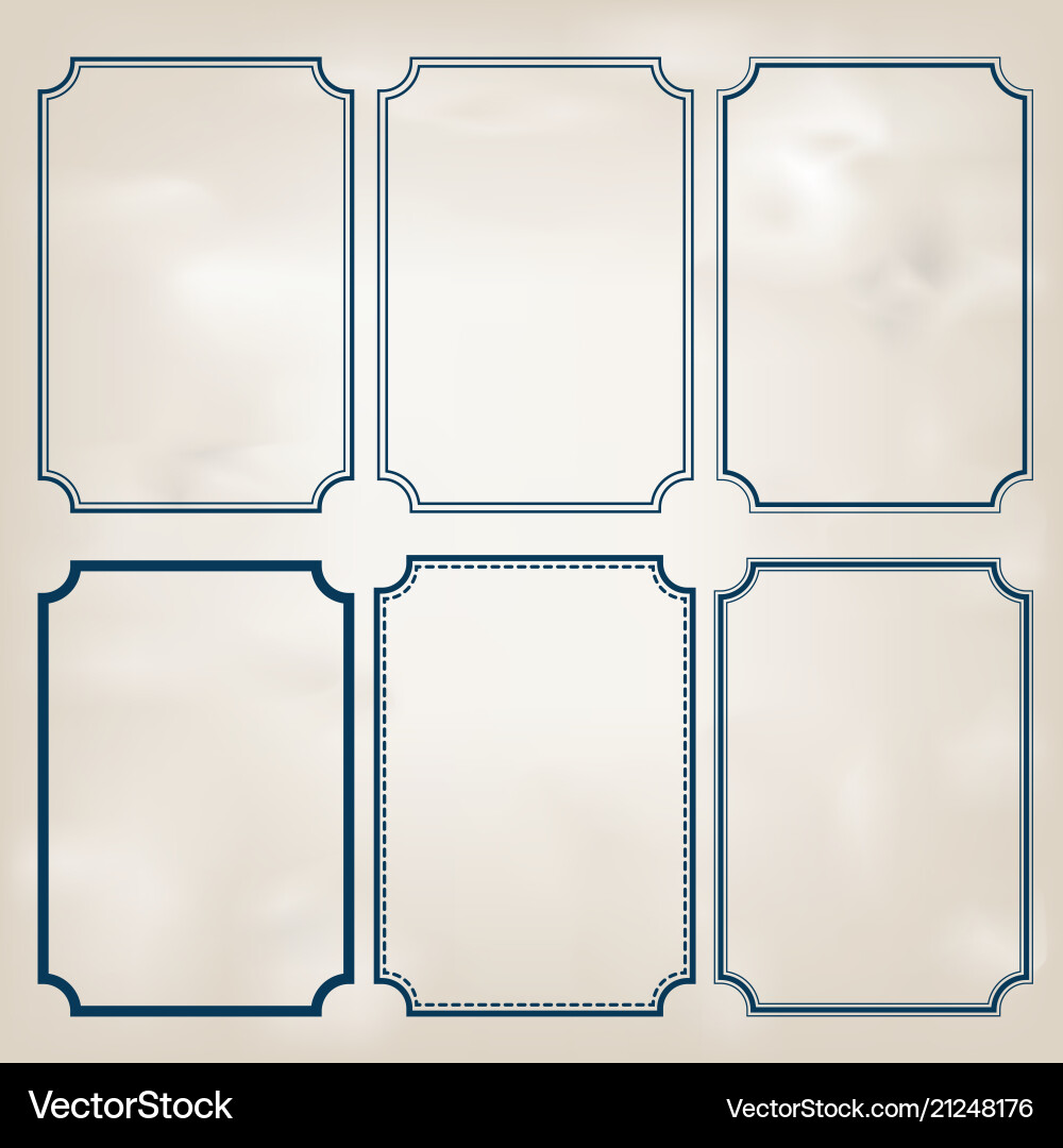 Vintage Filigree Frame Royalty Free Vector Image