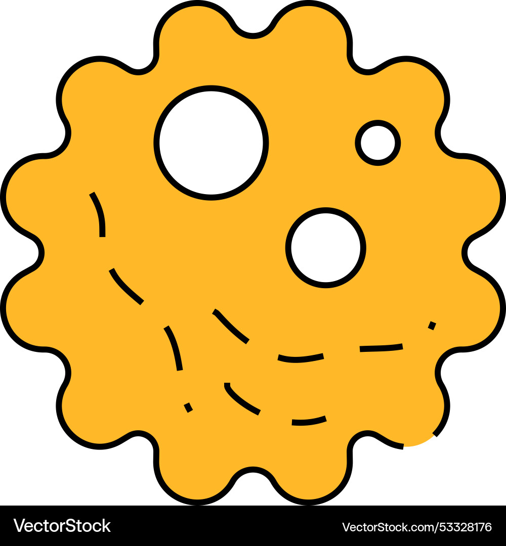 Zika virus icon color Royalty Free Vector Image