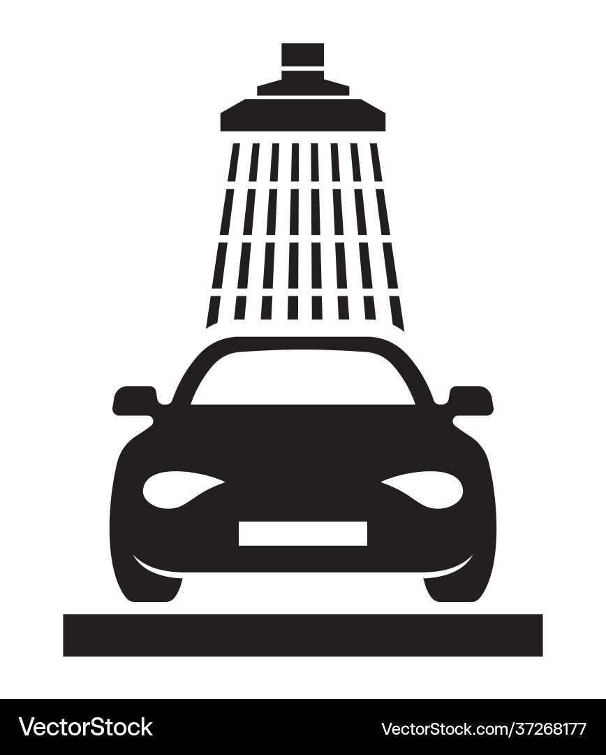 Car wash Royalty Free Vector Image - VectorStock