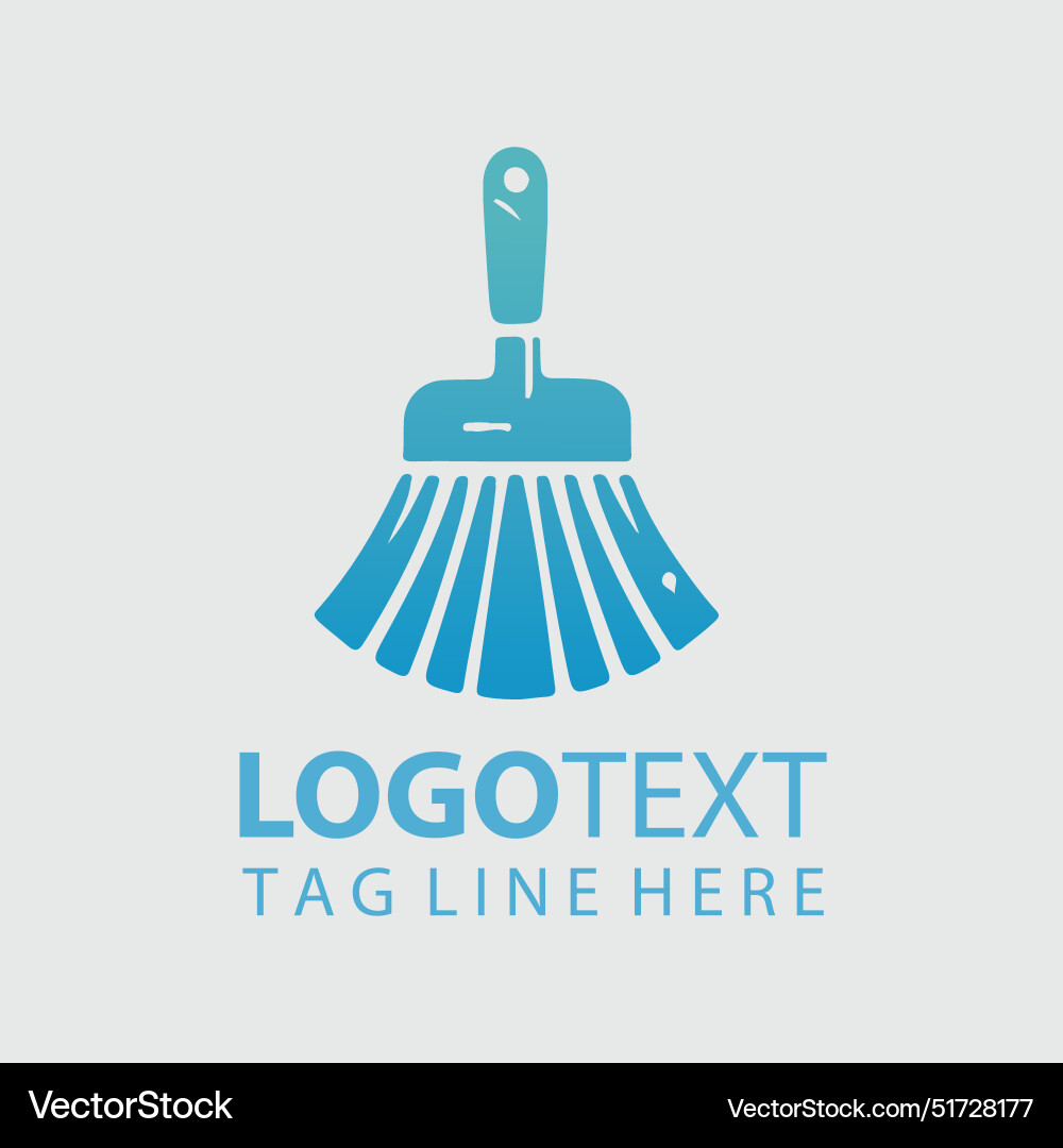 Cleaner logo Royalty Free Vector Image - VectorStock