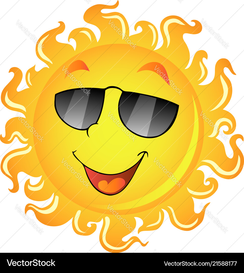Sun theme image 2 Royalty Free Vector Image - VectorStock