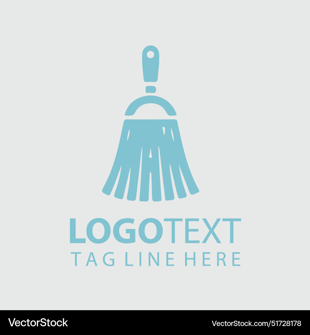 Cleaner logo Royalty Free Vector Image - VectorStock