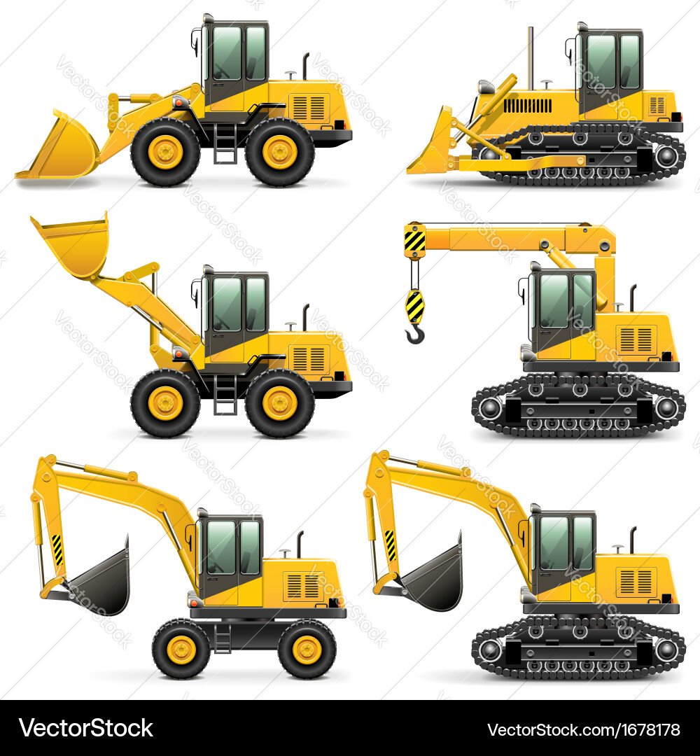 Caterpillar Excavator Vector Images (over 680)
