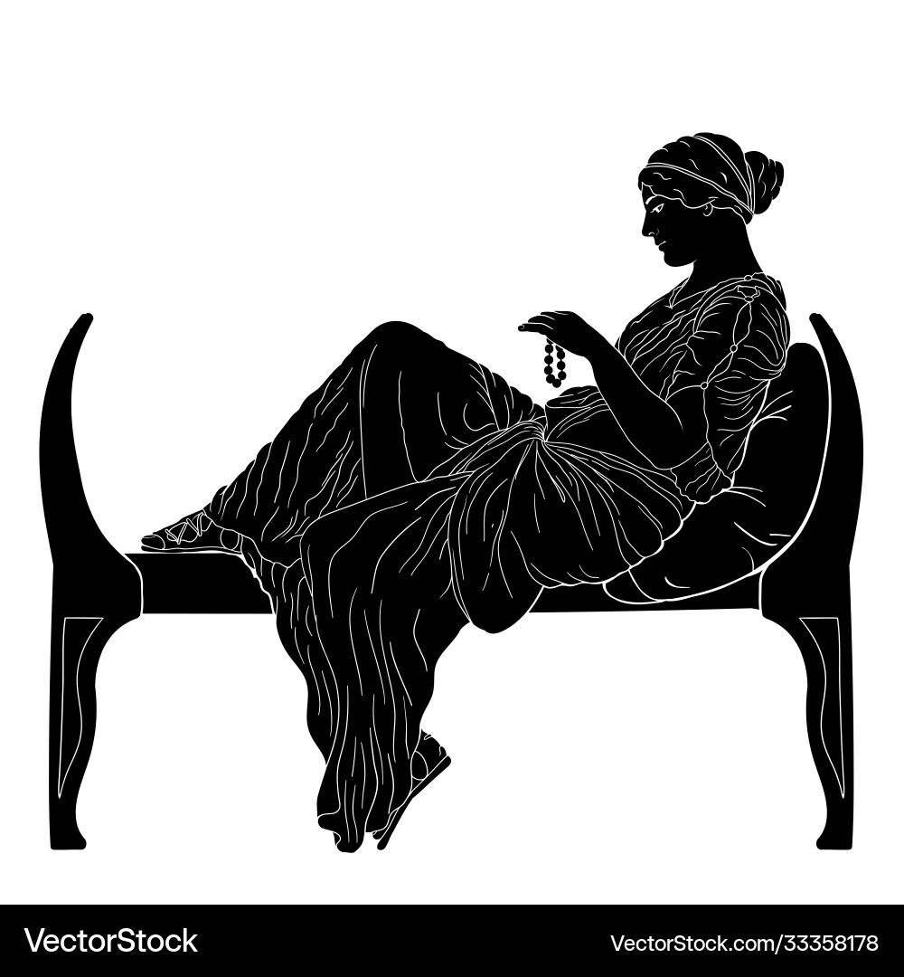 Greek women Royalty Free Vector Image - VectorStock