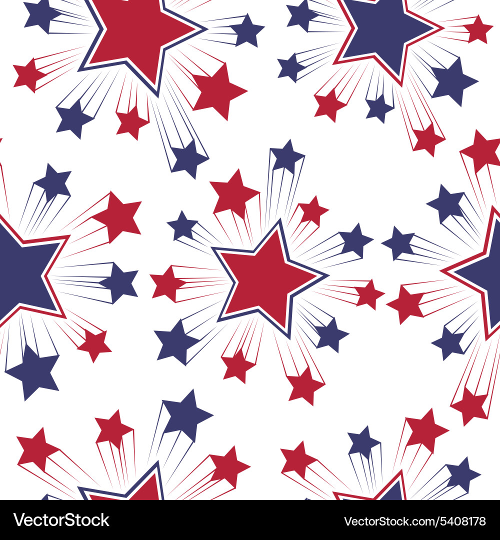 Seamless patterns with american symbols Royalty Free Vector