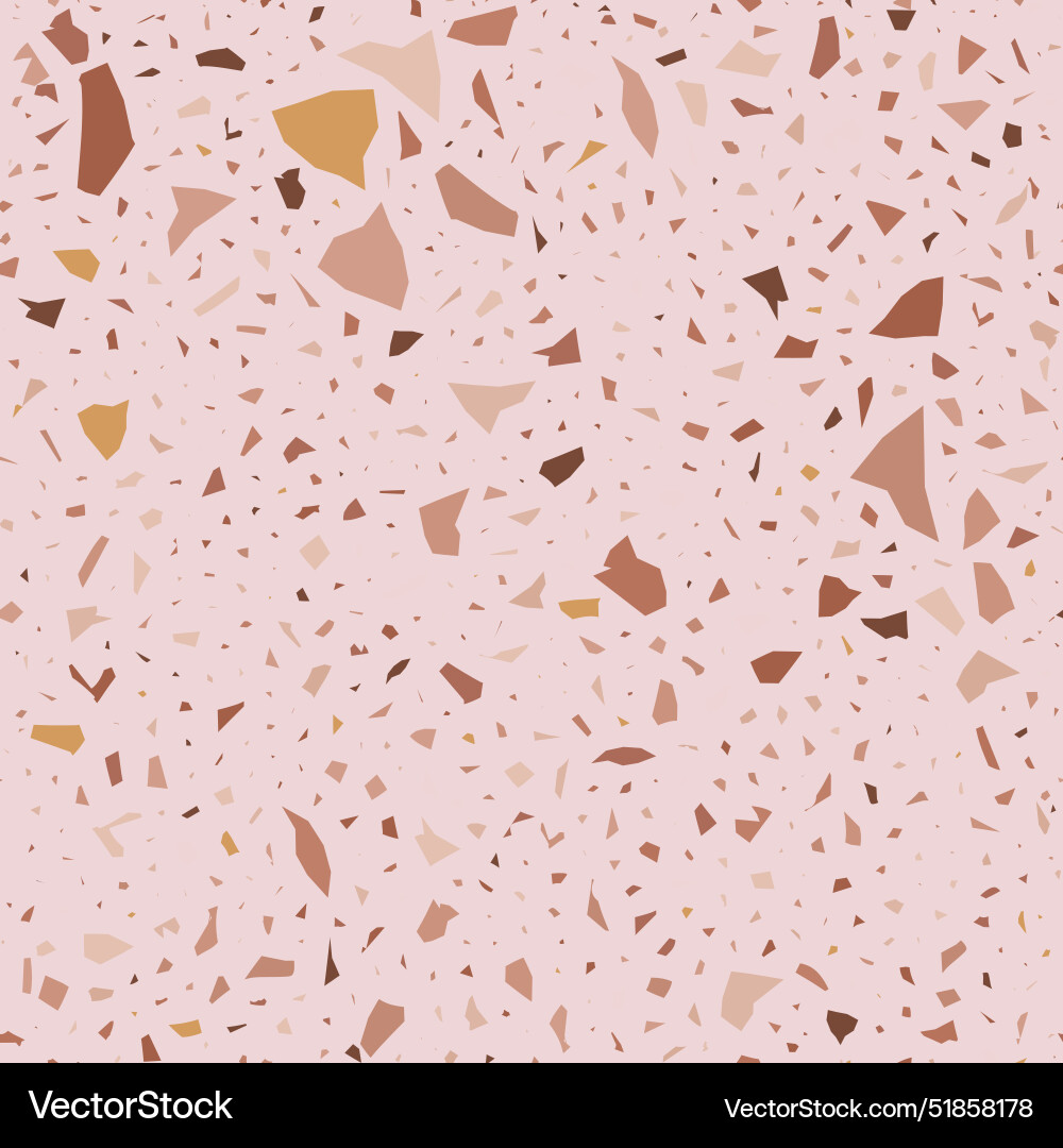 Terrazzo flooring seamless pattern Royalty Free Vector Image