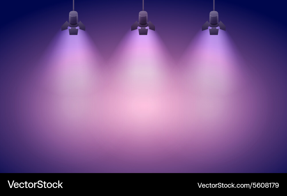 Spotlights Royalty Free Vector Image - VectorStock