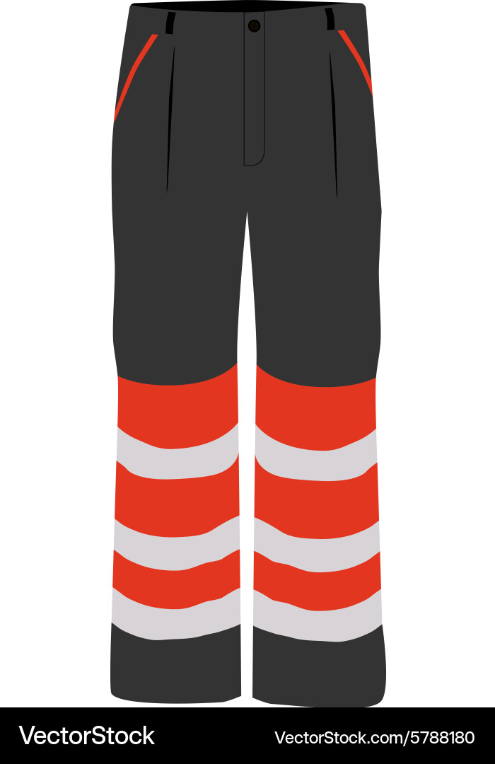 Worker pants Royalty Free Vector Image - VectorStock