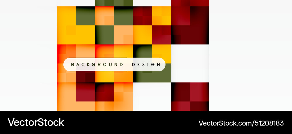 Blurry image of vibrant checkered pattern on white