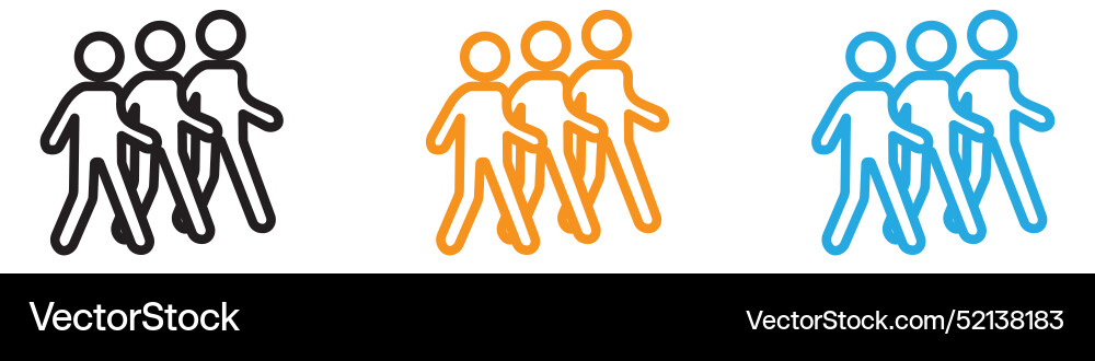 Parade logo set collection for web app ui Vector Image