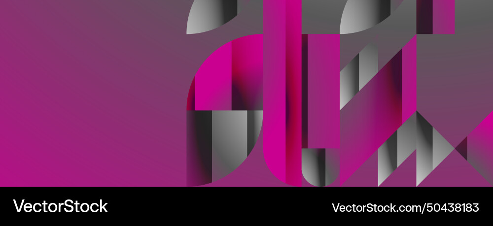 Triangles lines and round shapes - dynamic Vector Image