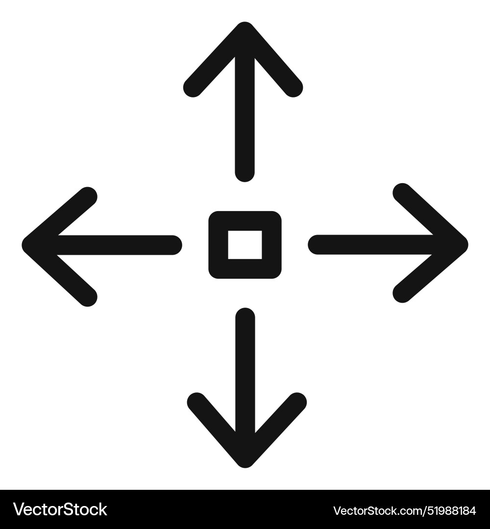 Growth expand icon perfect for business Royalty Free Vector