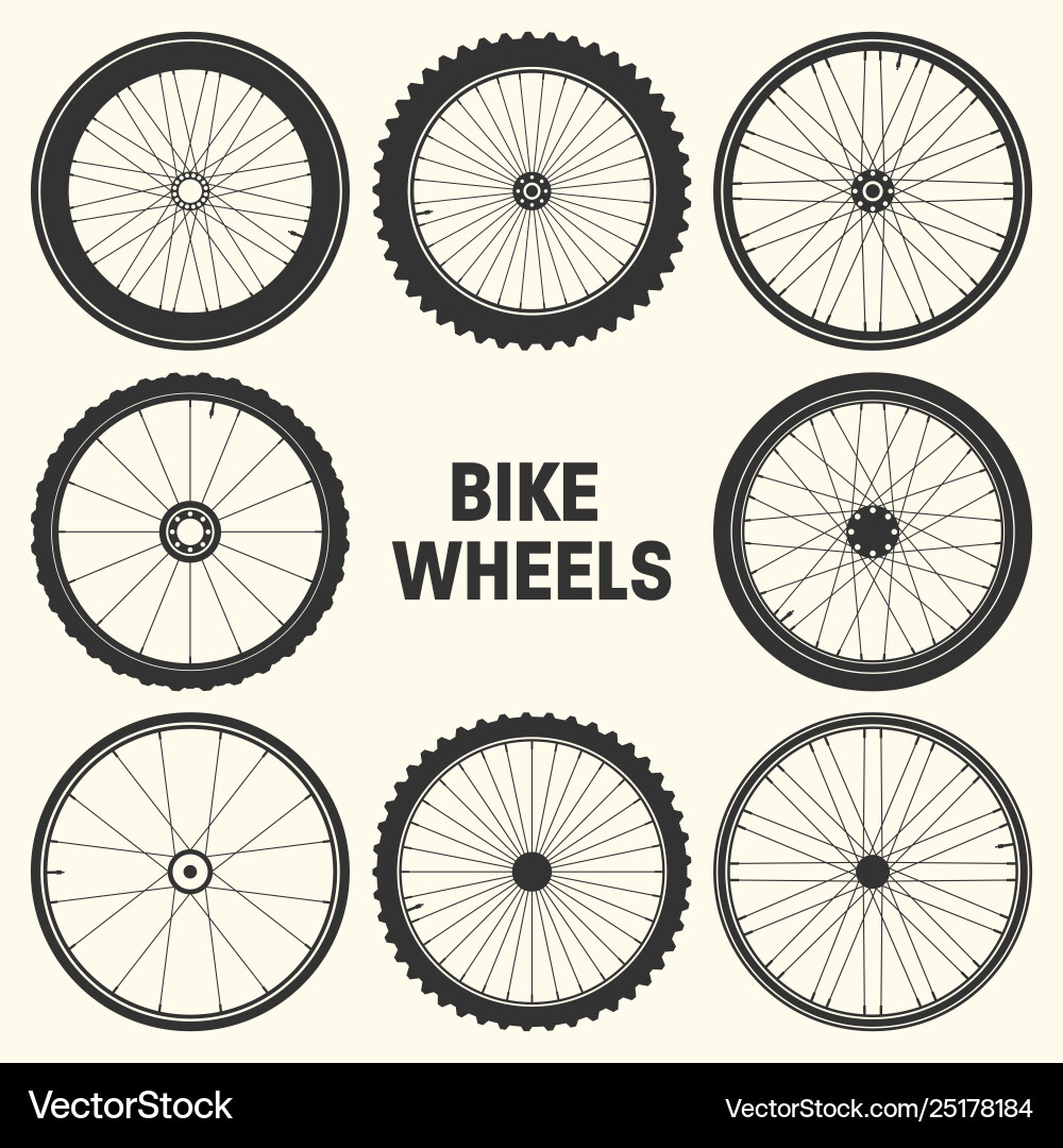 Radsymbol Fahrrad Lizenzfreies Vektorbild - VectorStock