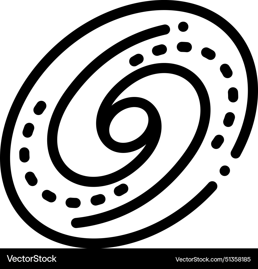 Astrophysics icon thin linear style design Vector Image Astrophysics icon thin linear style design Vector Image