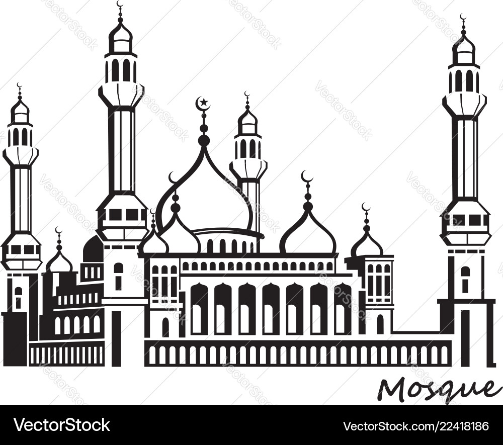 Mosque Royalty Free Vector Image - VectorStock