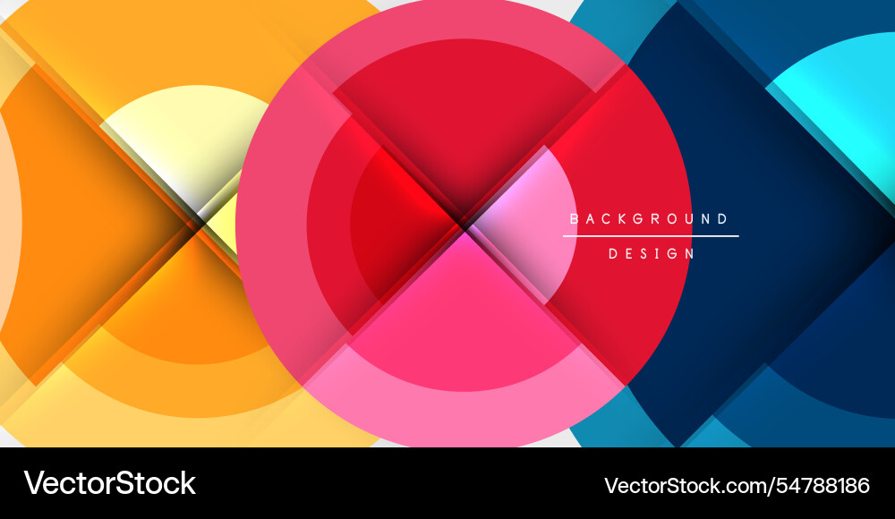 Target circle geometric abstract shapes Royalty Free Vector