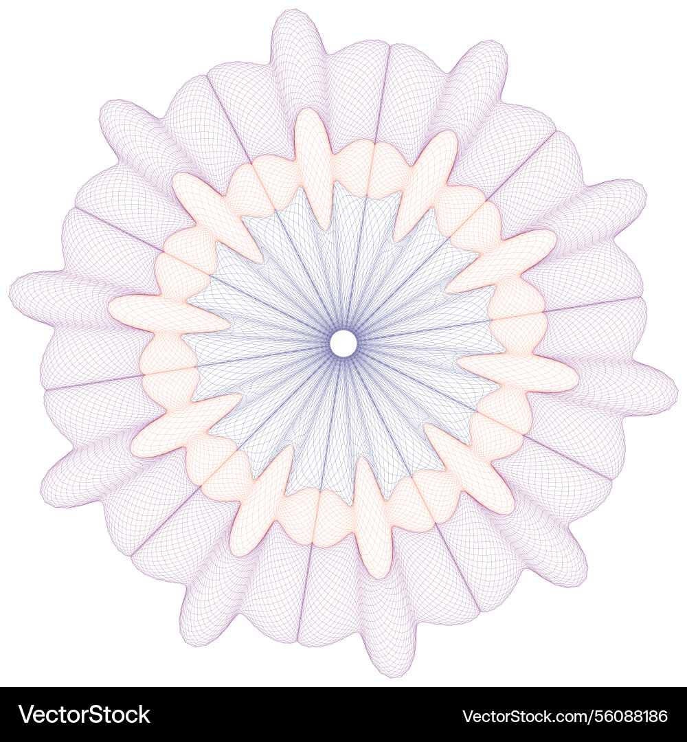 Watermark guilloche Royalty Free Vector Image - VectorStock