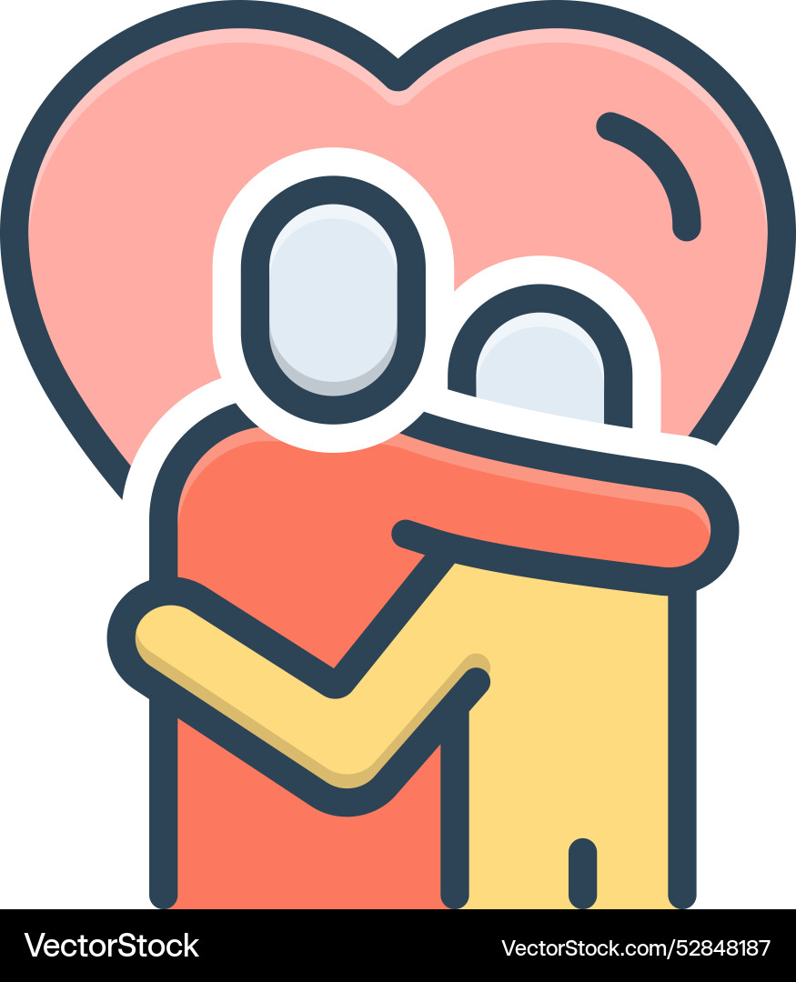 Hug Royalty Free Vector Image - VectorStock