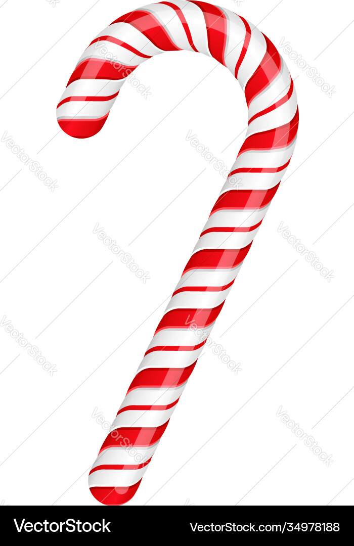 Candy cane Royalty Free Vector Image - VectorStock