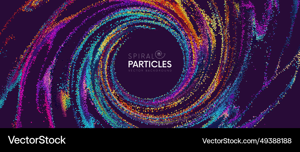 Spiral Rainbow Galaxy Vector Images (77)