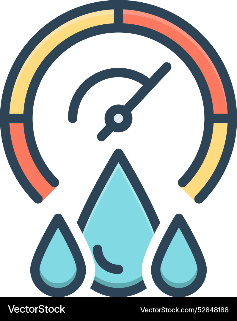 Humidity Royalty Free Vector Image - VectorStock