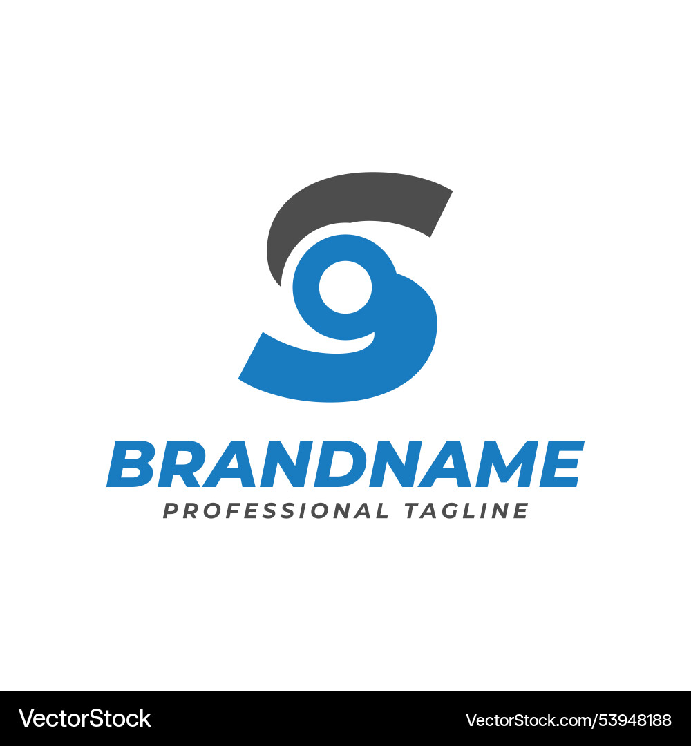 Letter s technology logo symbolizing innovation Vector Image