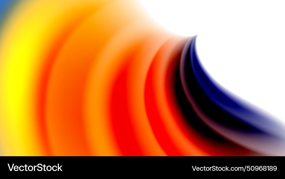 Color mixing liquid rainbow shape background Vector Image