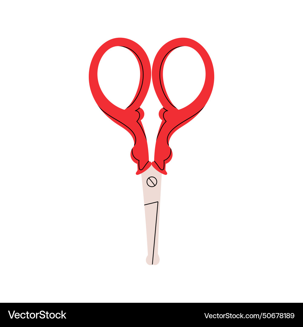 Colorful scissors for creativity Royalty Free Vector Image