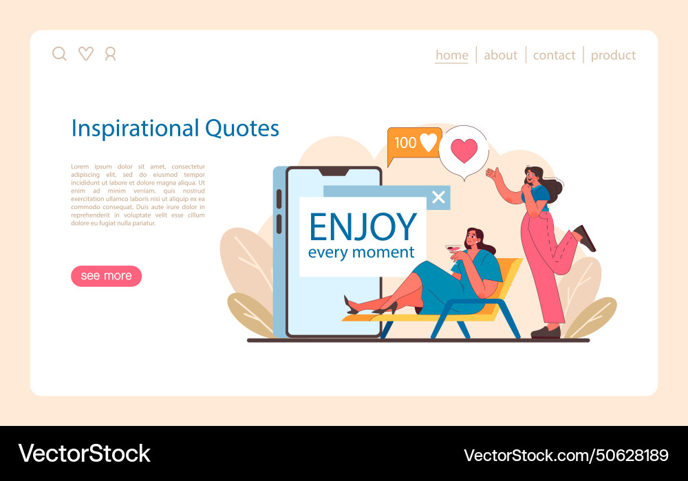 Digital positivity spread concept people sharing Vector Image