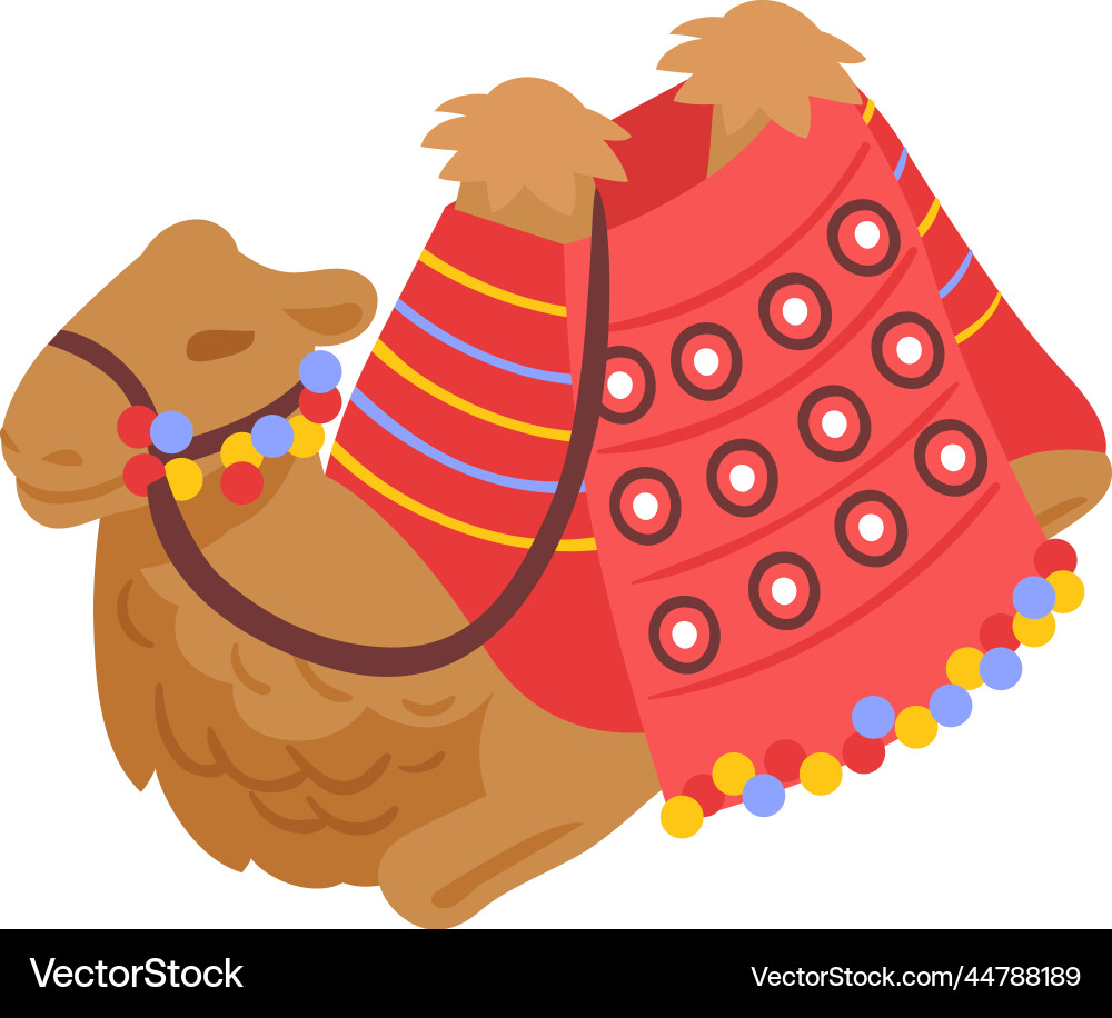 Isometric camel Royalty Free Vector Image - VectorStock