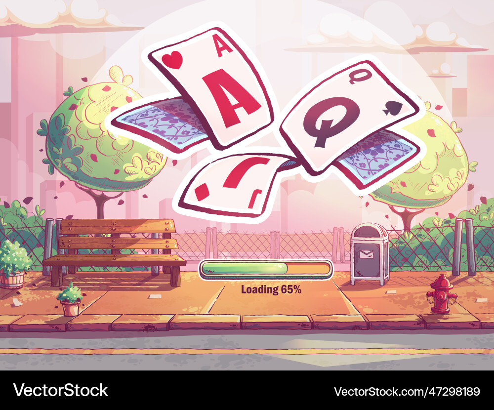 Solitaire travel - the loading window match 3 game