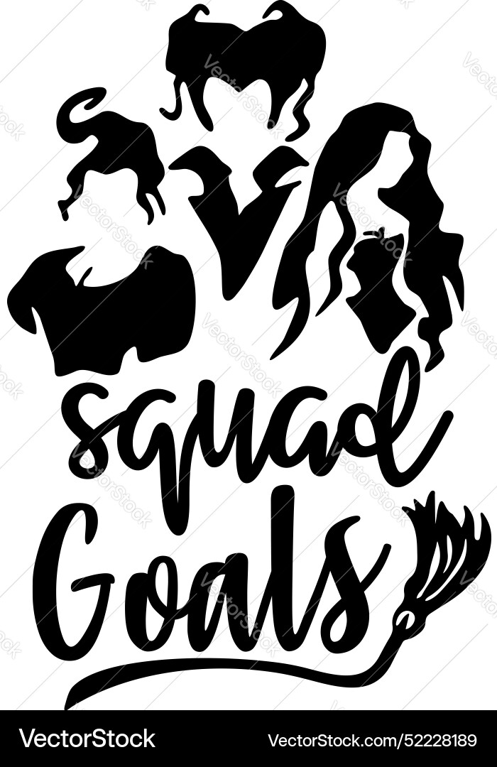 Squad goals hocus pocus sanderson sisters witches Vector Image