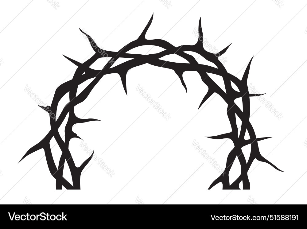 Crown of thorns image Royalty Free Vector Image