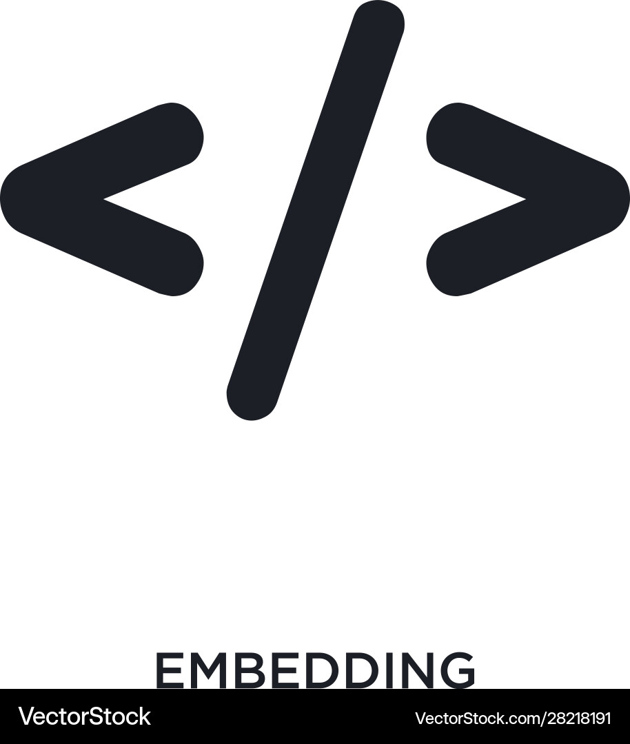 Embedding isolated icon simple element from Vector Image