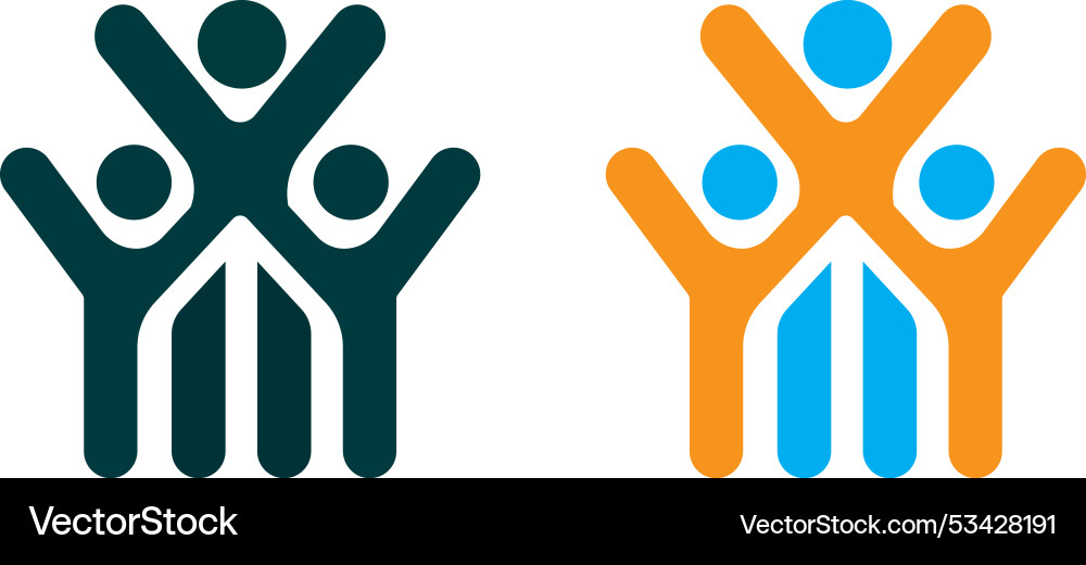 Fans white icon flat simple symbol logo Royalty Free Vector