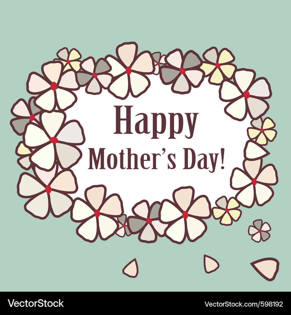 Mother day Royalty Free Vector Image - VectorStock
