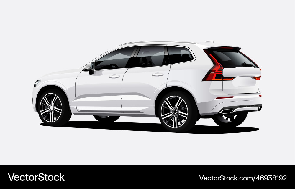 Realistic car Royalty Free Vector Image - VectorStock