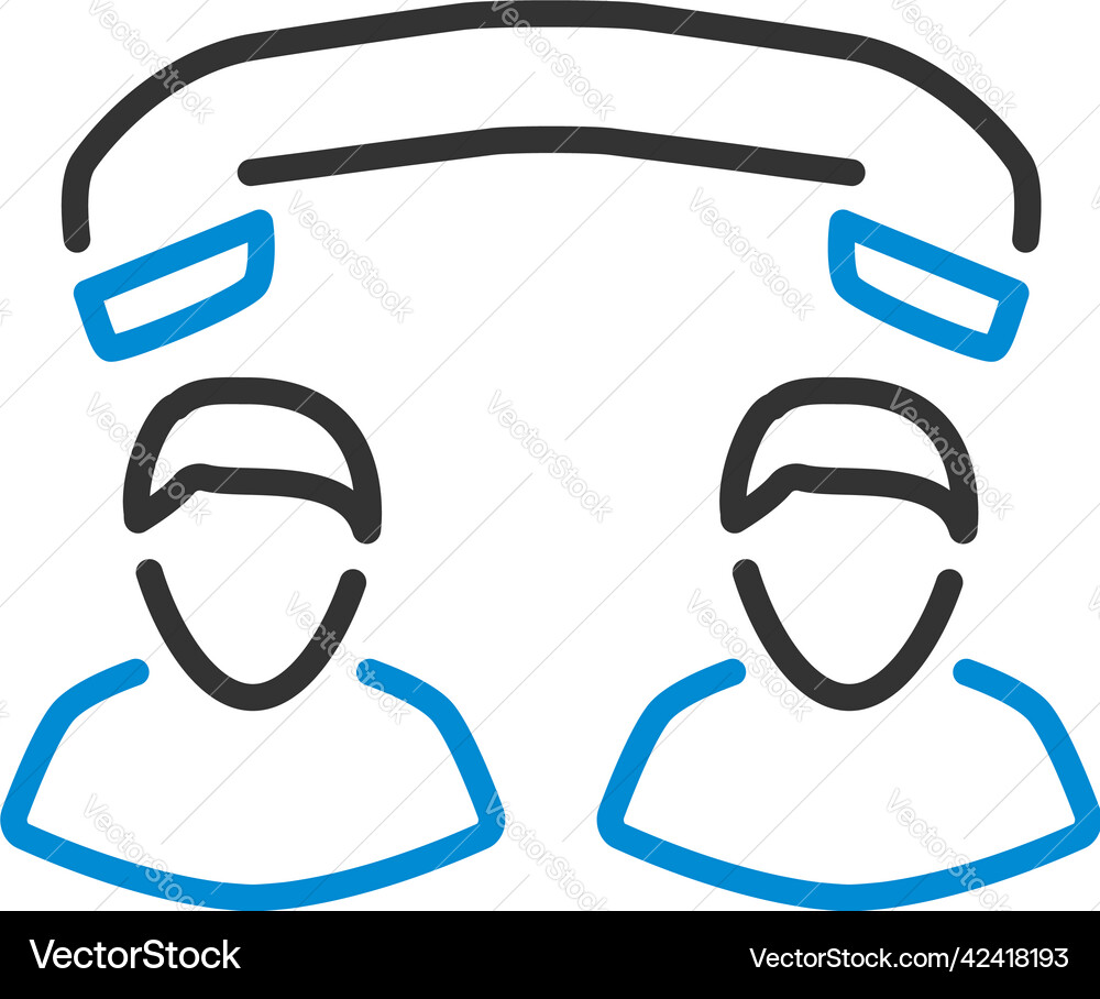 Icon of telephone conversation Royalty Free Vector Image