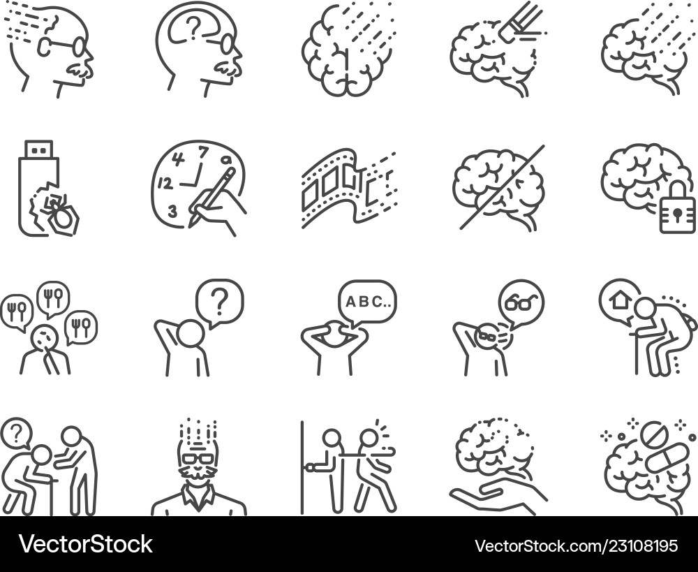 Cognitive Decline Vector Images (73)