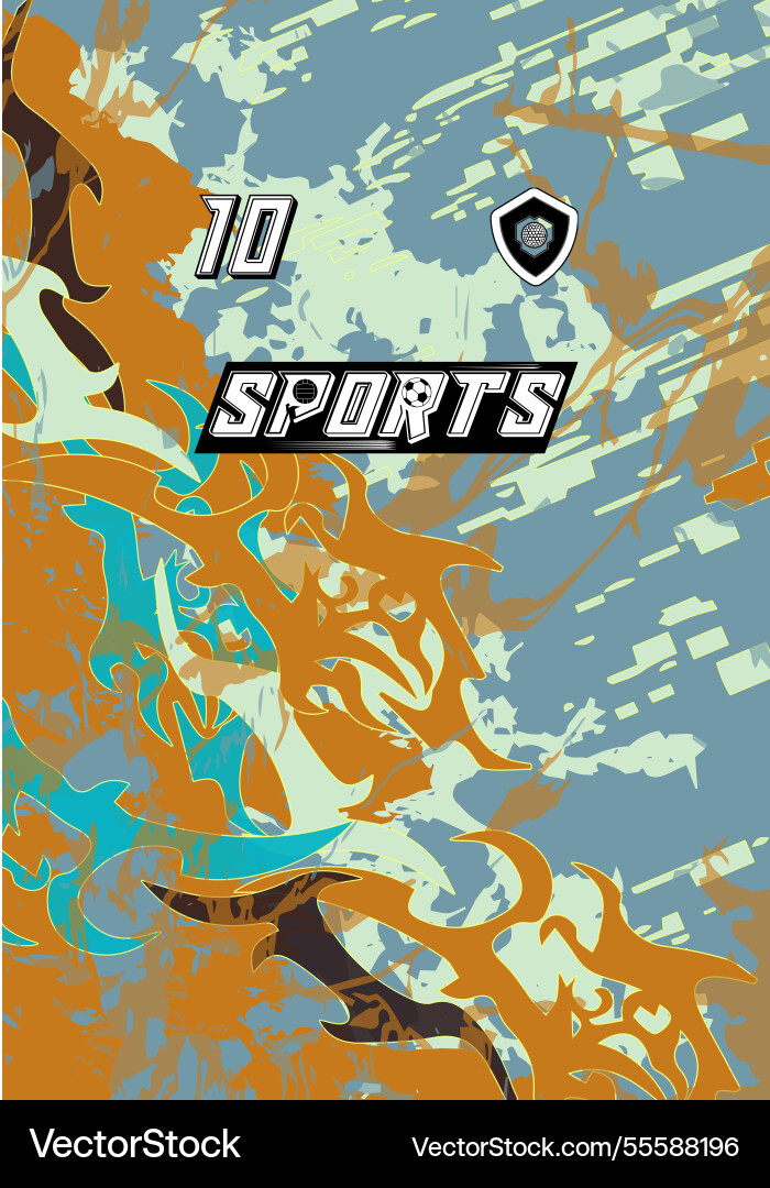 Athletic sports jersey high quality abstract Vector Image